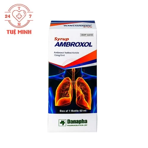 Ambroxol 60ml Danapha - Điều trị các rối loạn về sự bài tiết ở phế quản