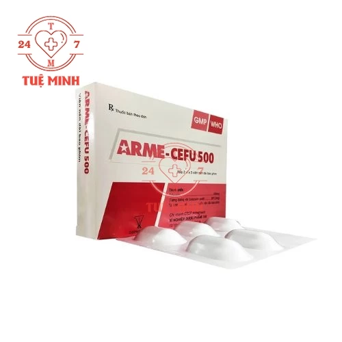 Arme-Cefu 500mg Armephaco - Thuốc điều trị nhiễm khuẩn